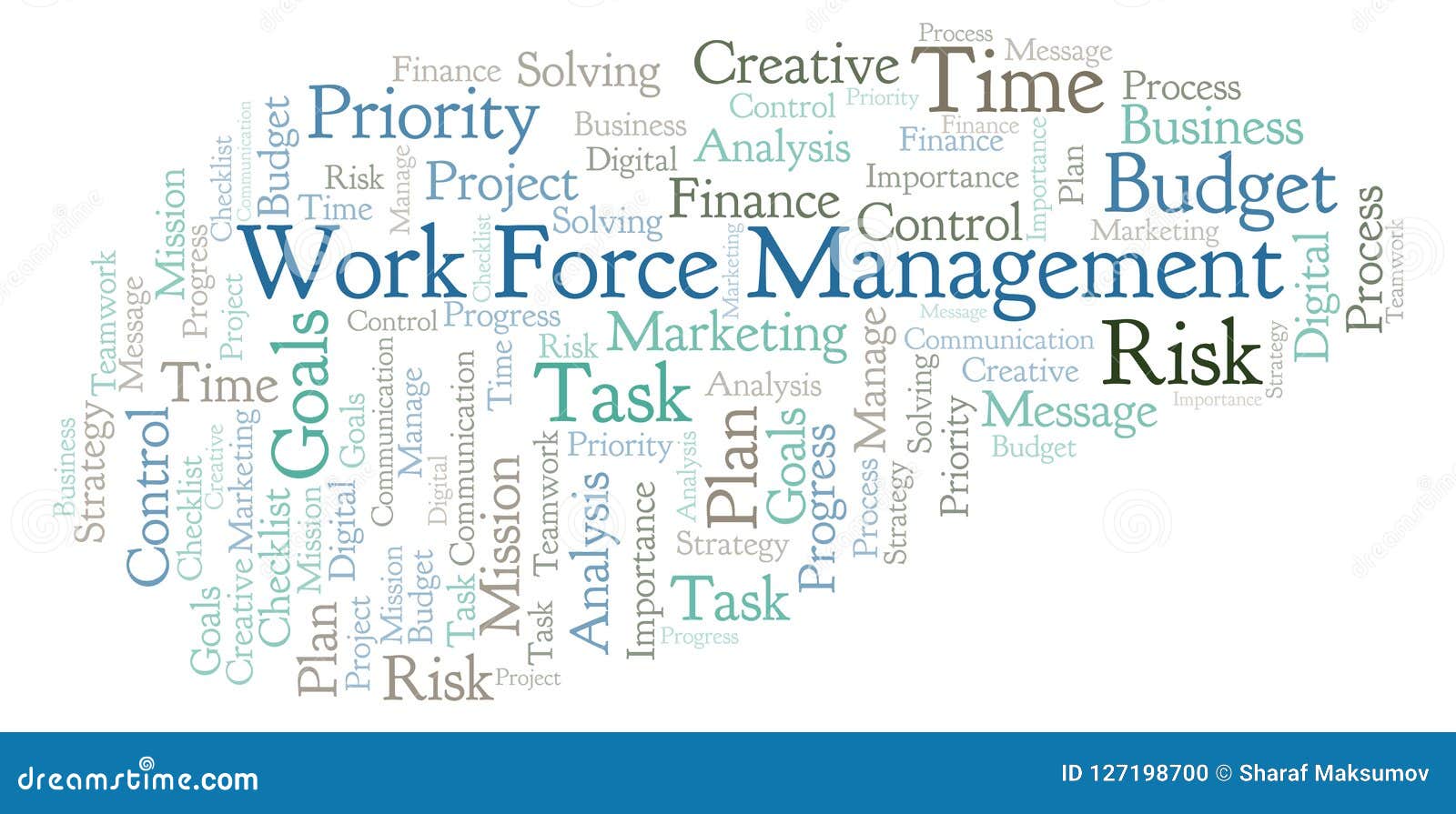 Work Force Management Word Cloud, Made with Text only. Stock ...