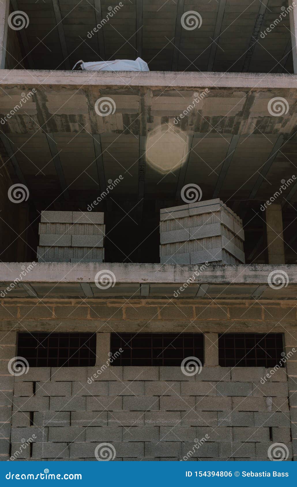 Work in Full Construction. Building in Growth Process. Space Enabled ...