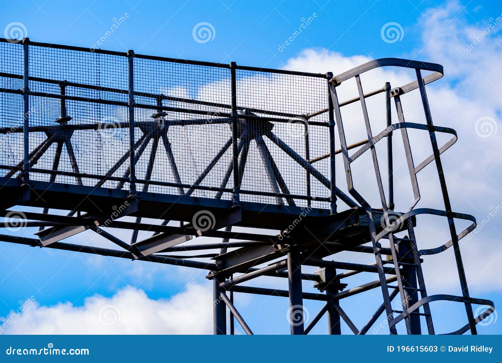 Work of a Gantry Crane on Building Site Stock Image - Image of ...