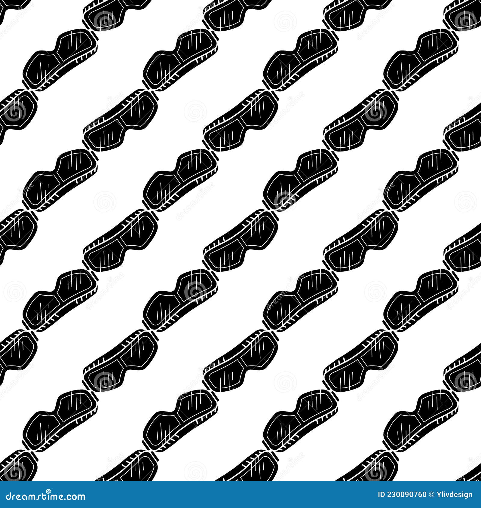 Work Goggles Pattern Seamless Vector Stock Vector - Illustration of ...