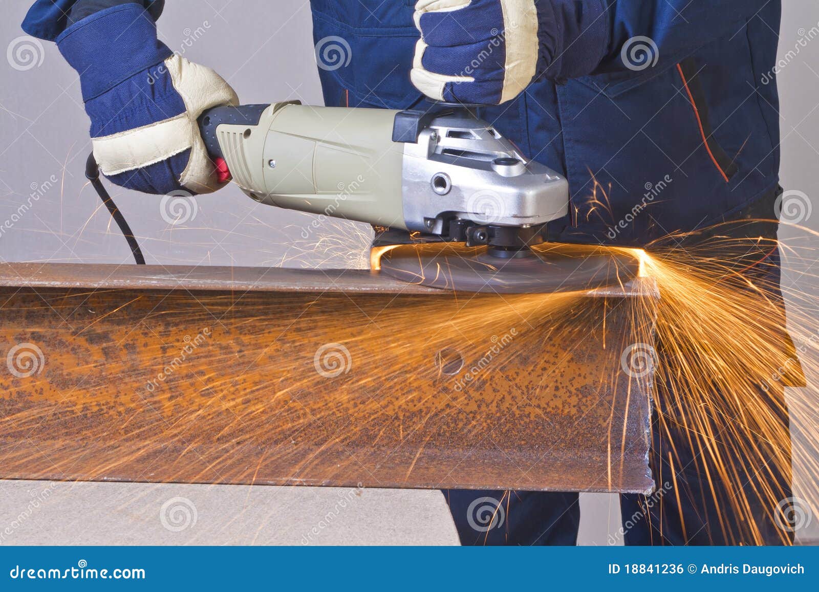 Work with grinder stock photo. Image of hand, instrument - 18841236