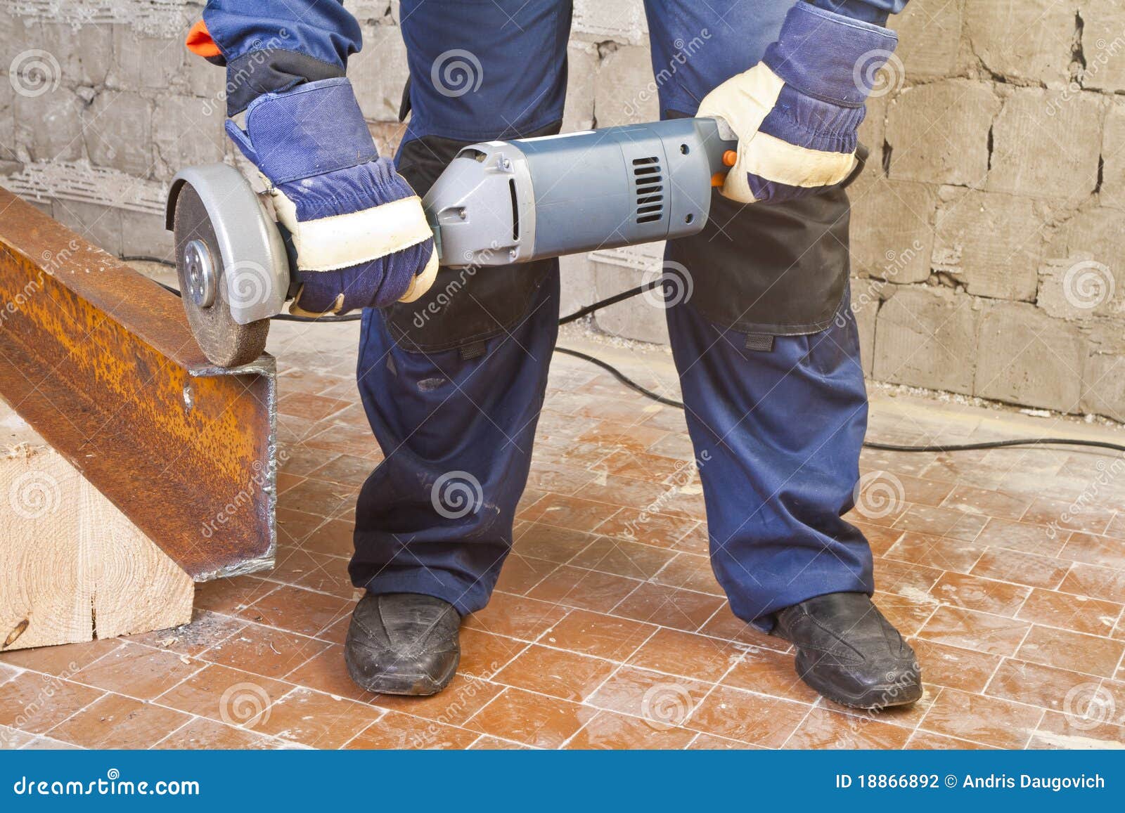 Work with grinder stock photo. Image of metal, angle - 18866892