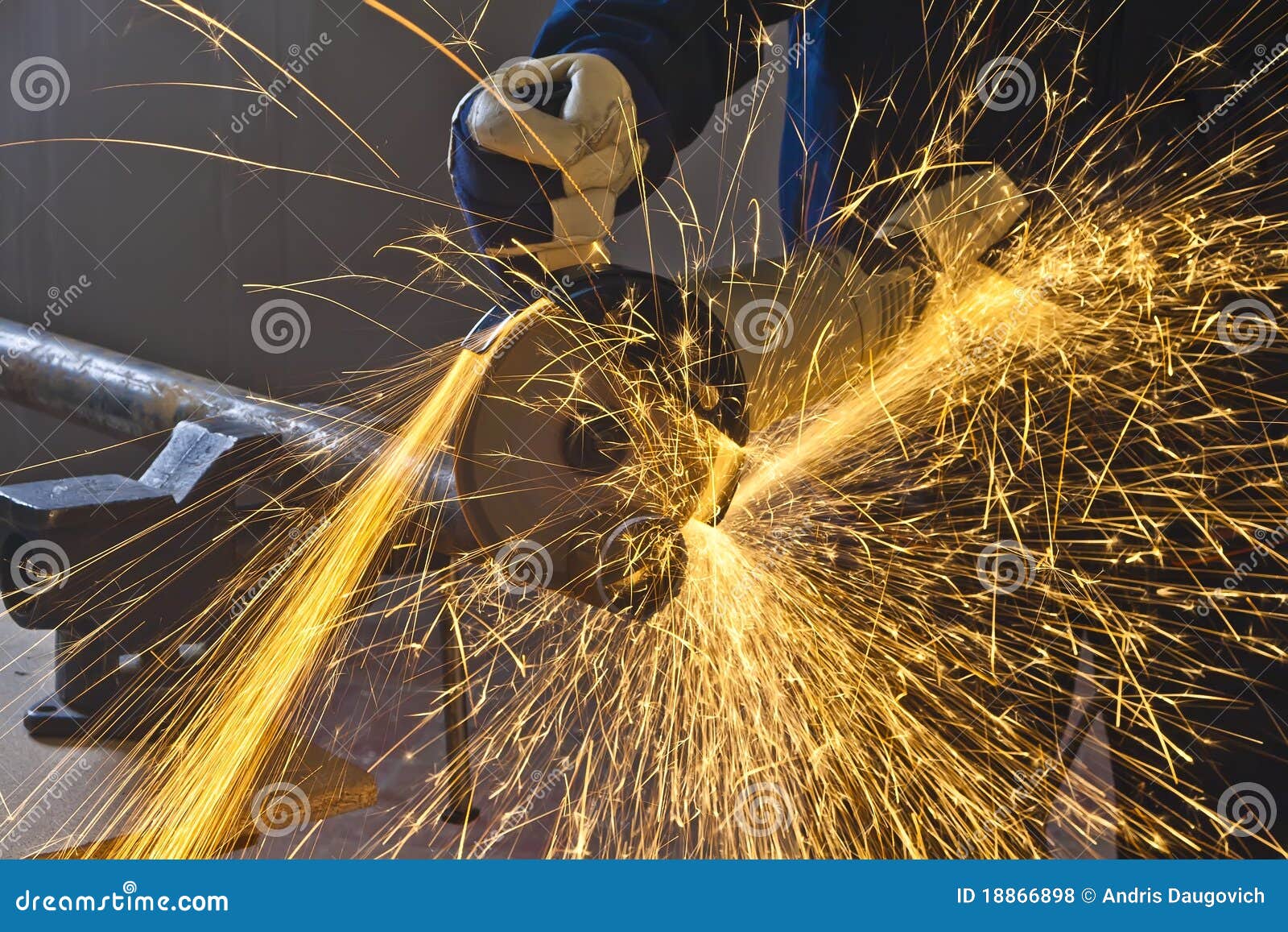 Work with grinder stock photo. Image of factory, workshop - 18866898