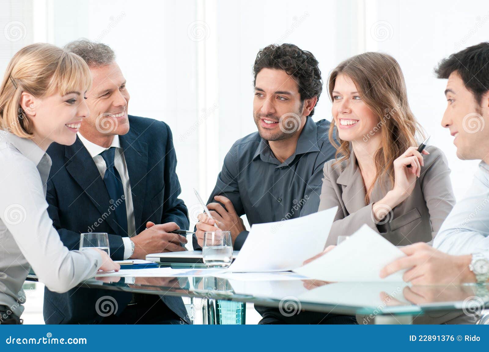 Work in group stock photo. Image of discussion, caucasian - 22891376