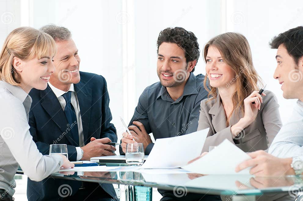 Work in group stock photo. Image of discussion, caucasian - 22891376