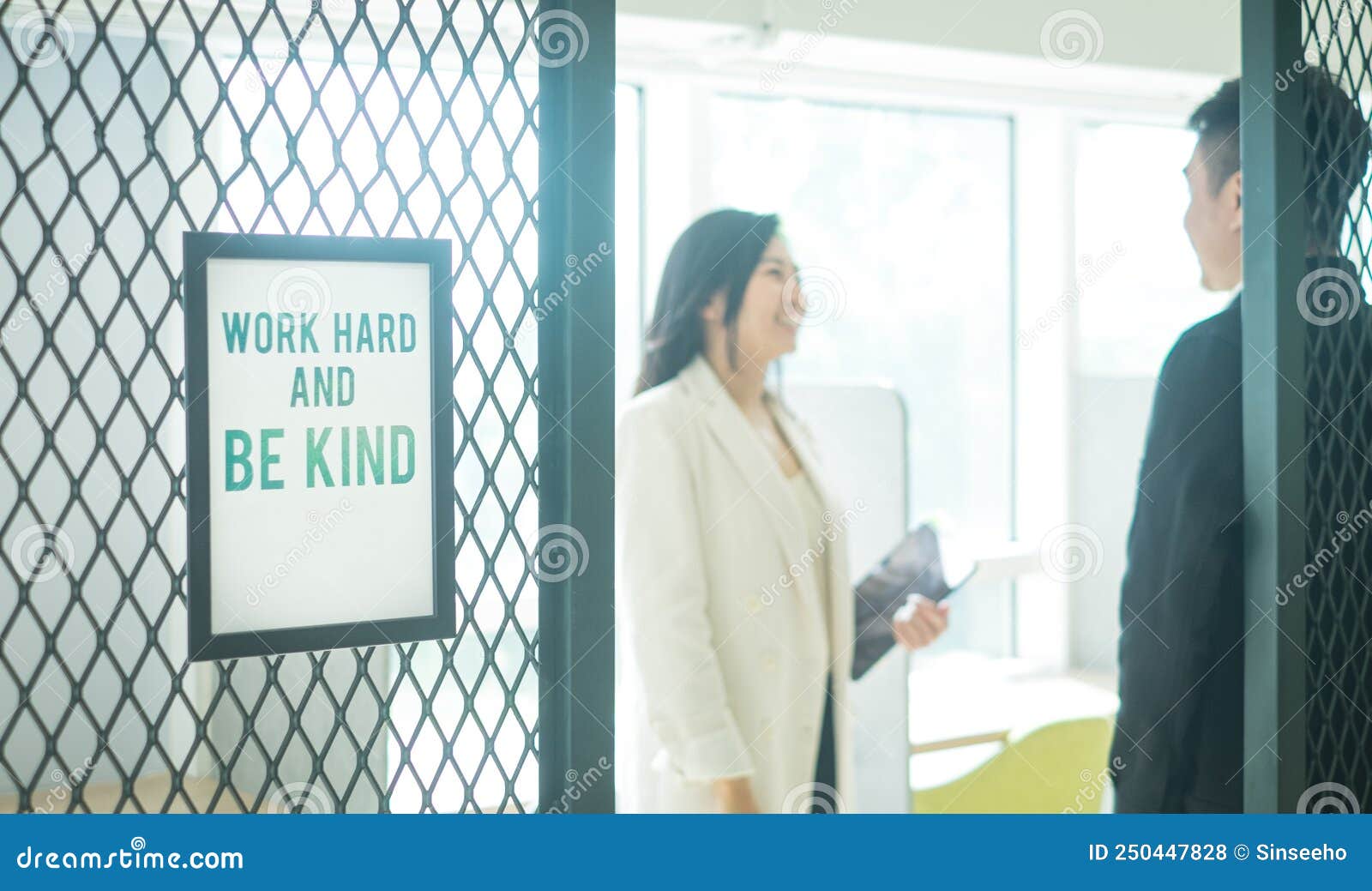 Work hard and be kind stock photo. Image of business - 250447828