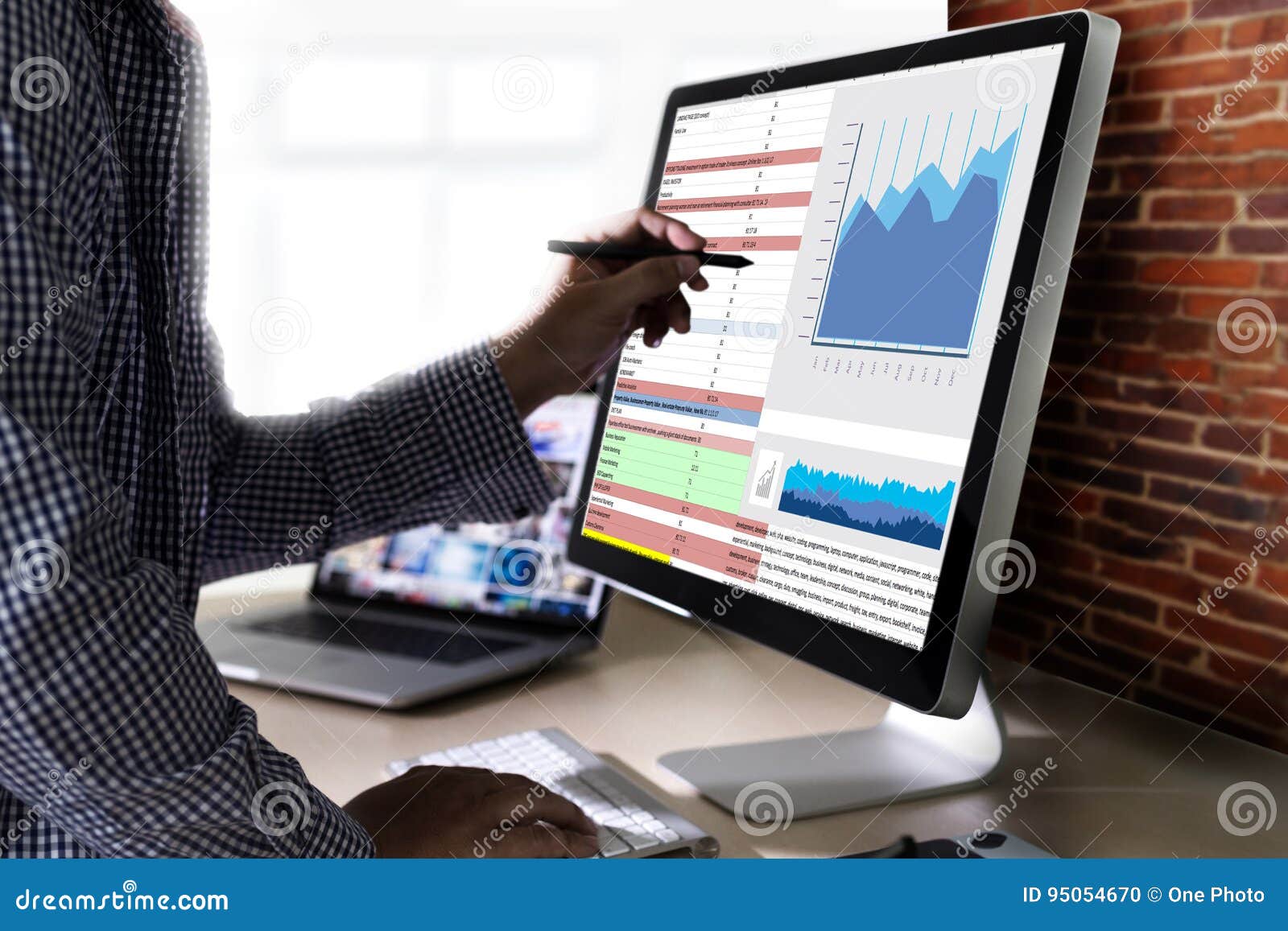 Work Hard Data Analytics Statistics Information Business Technology ...