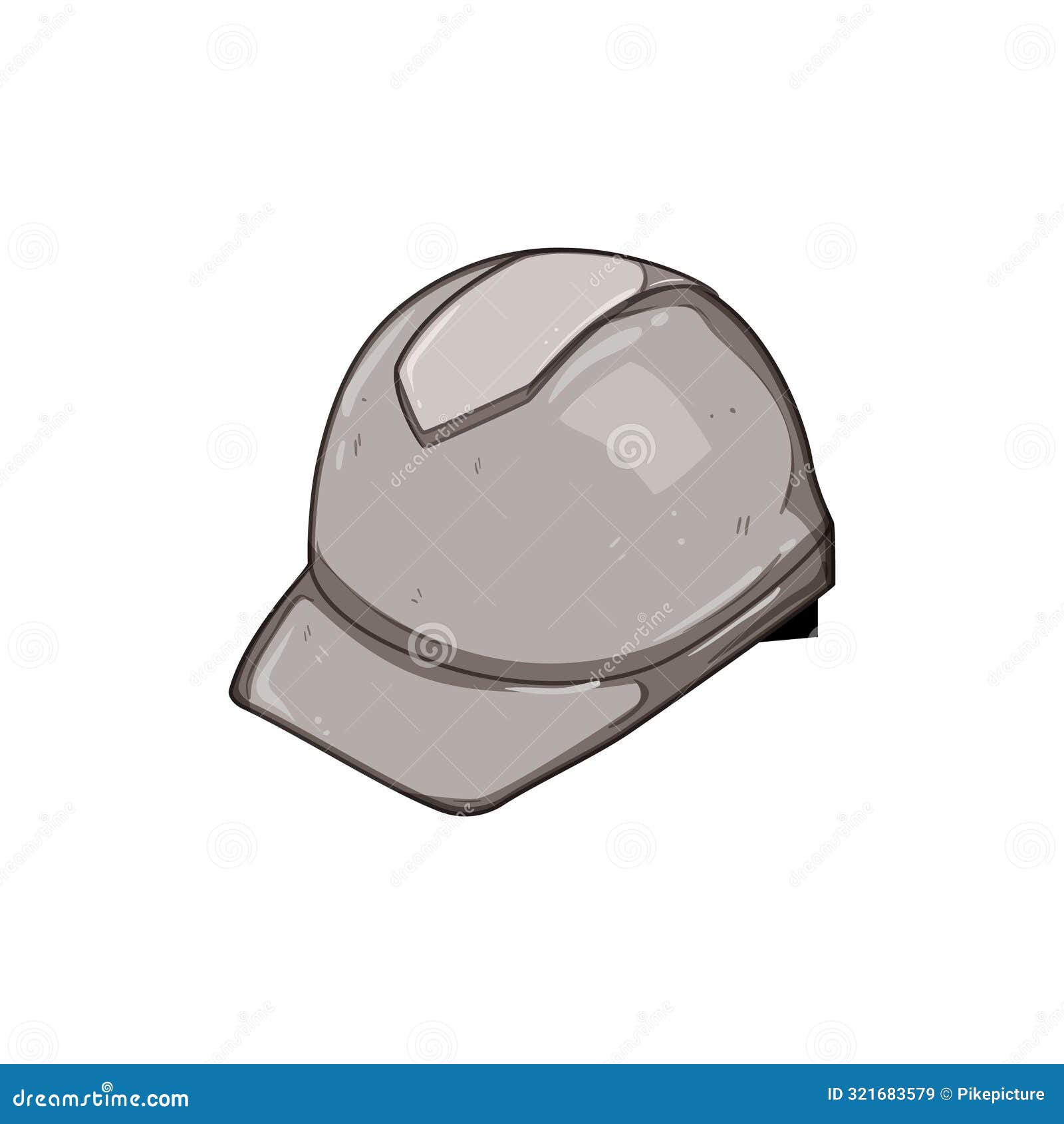 Work Hard Hat Cartoon Vector Illustration Stock Vector - Illustration ...