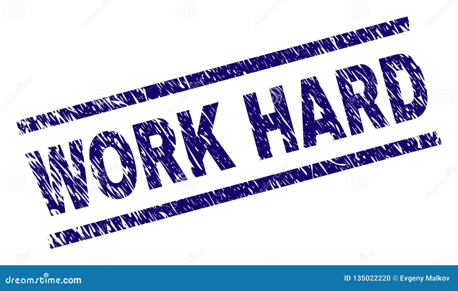 Scratched Textured WORK HARD Stamp Seal Stock Vector - Illustration of ...