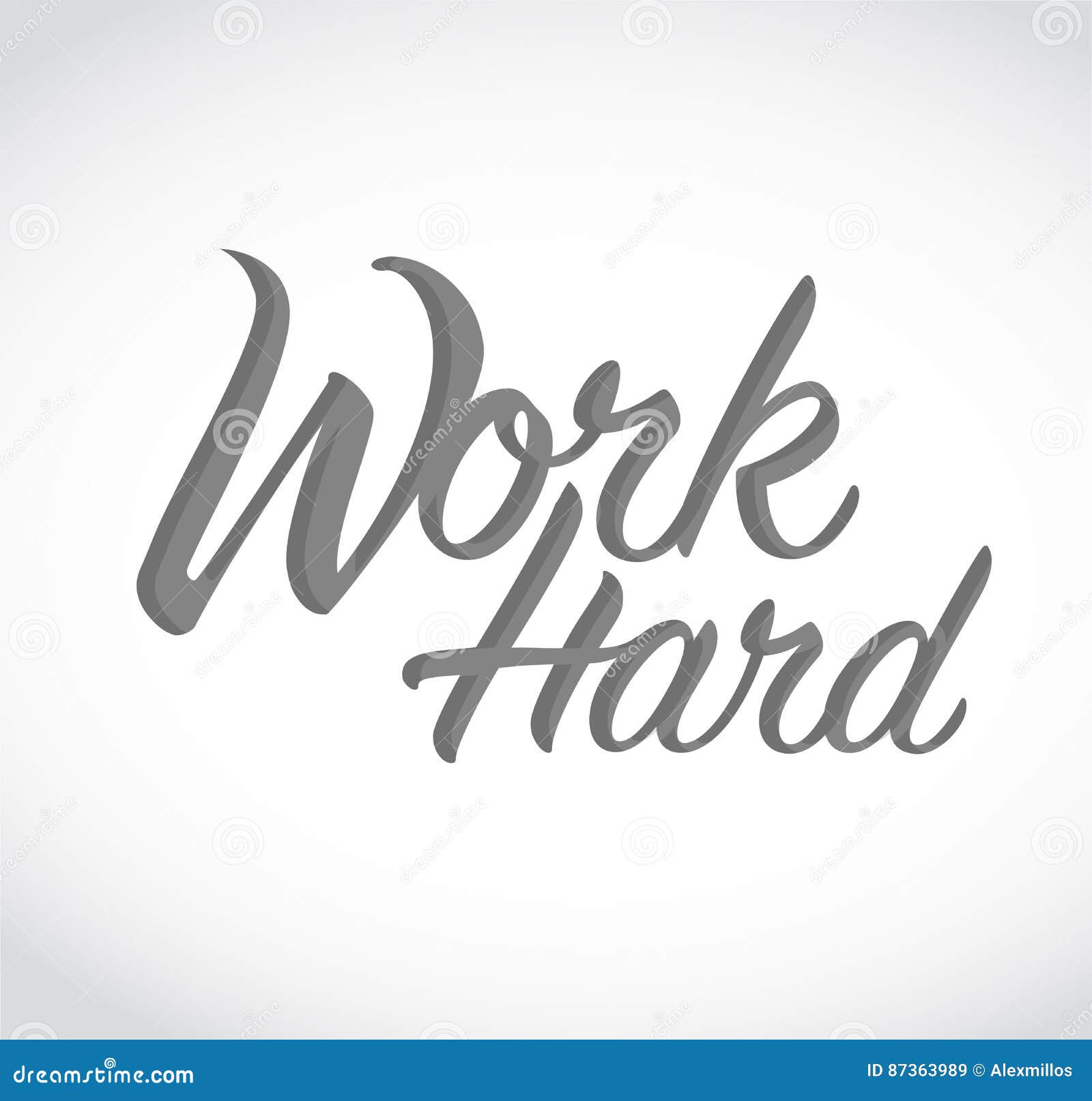 Work Hard Sign Concept Illustration Stock Illustration - Illustration ...