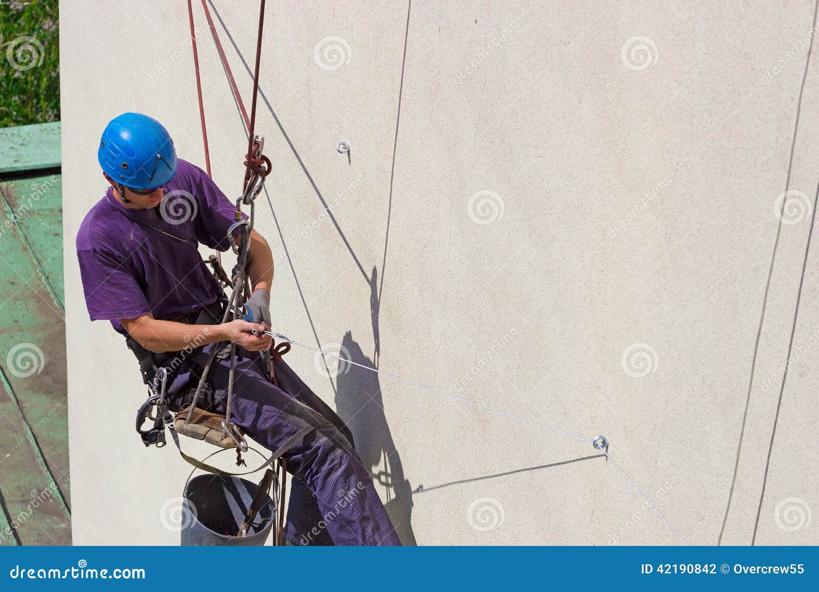 Work at height stock photo. Image of energy, construction - 42190842