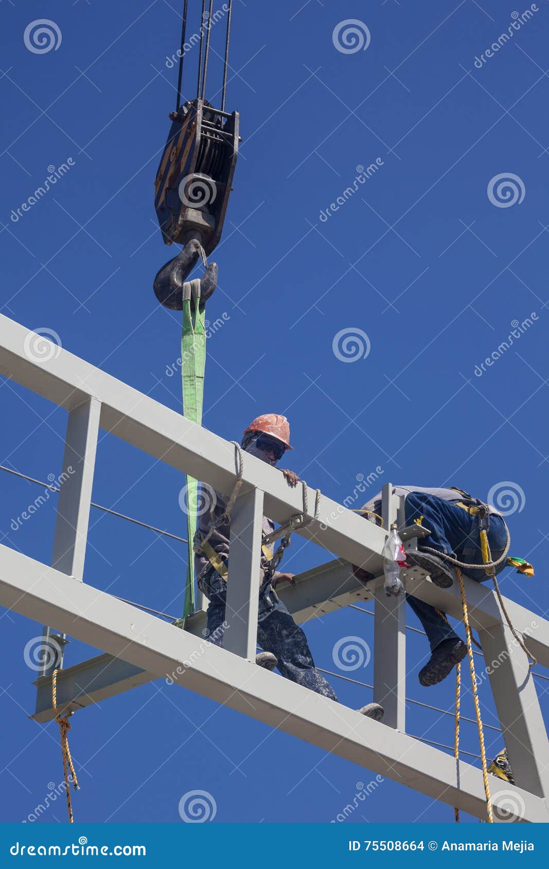 Work at heights editorial stock image. Image of occupation - 75508664