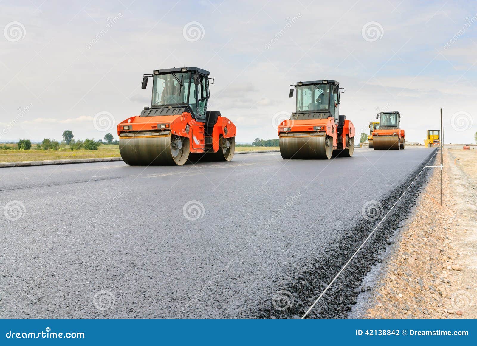 Work on the highway stock photo. Image of surface, work - 42138842