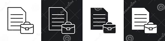 Work history icon stock illustration. Illustration of line - 341278070