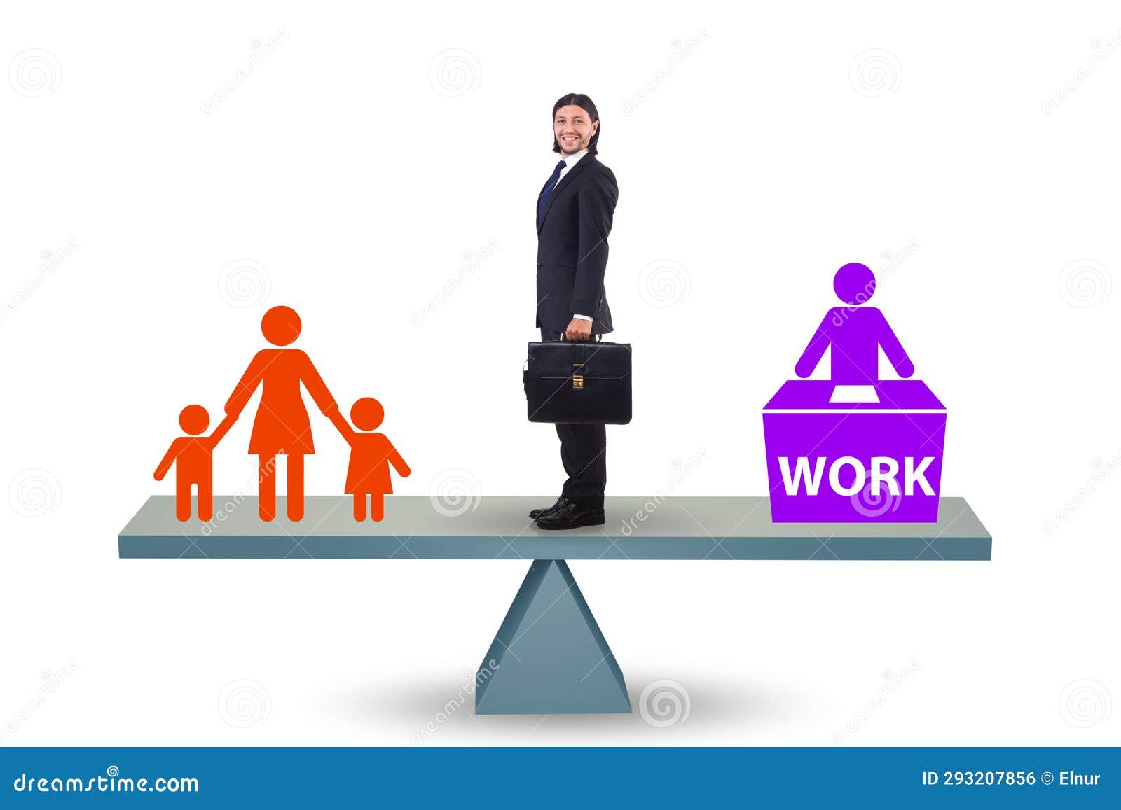 Work Home Balance with Business People Stock Photo - Image of lifestyle ...