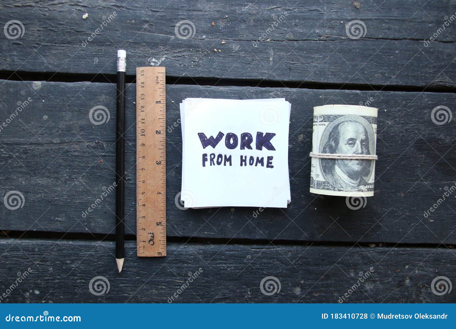 Work from Home Office Freedom Stock Photo - Image of business, pencil ...