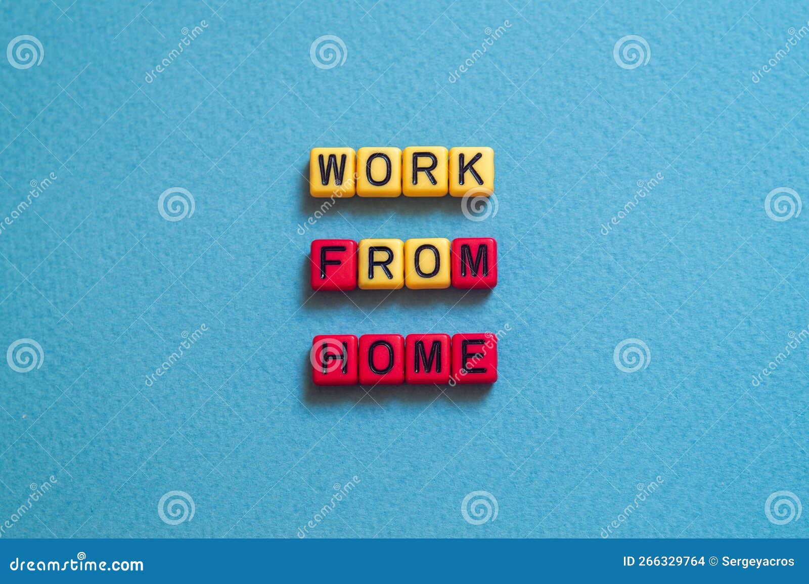 Work from Home - Word Concept on Cubes, Text Stock Photo - Image of ...
