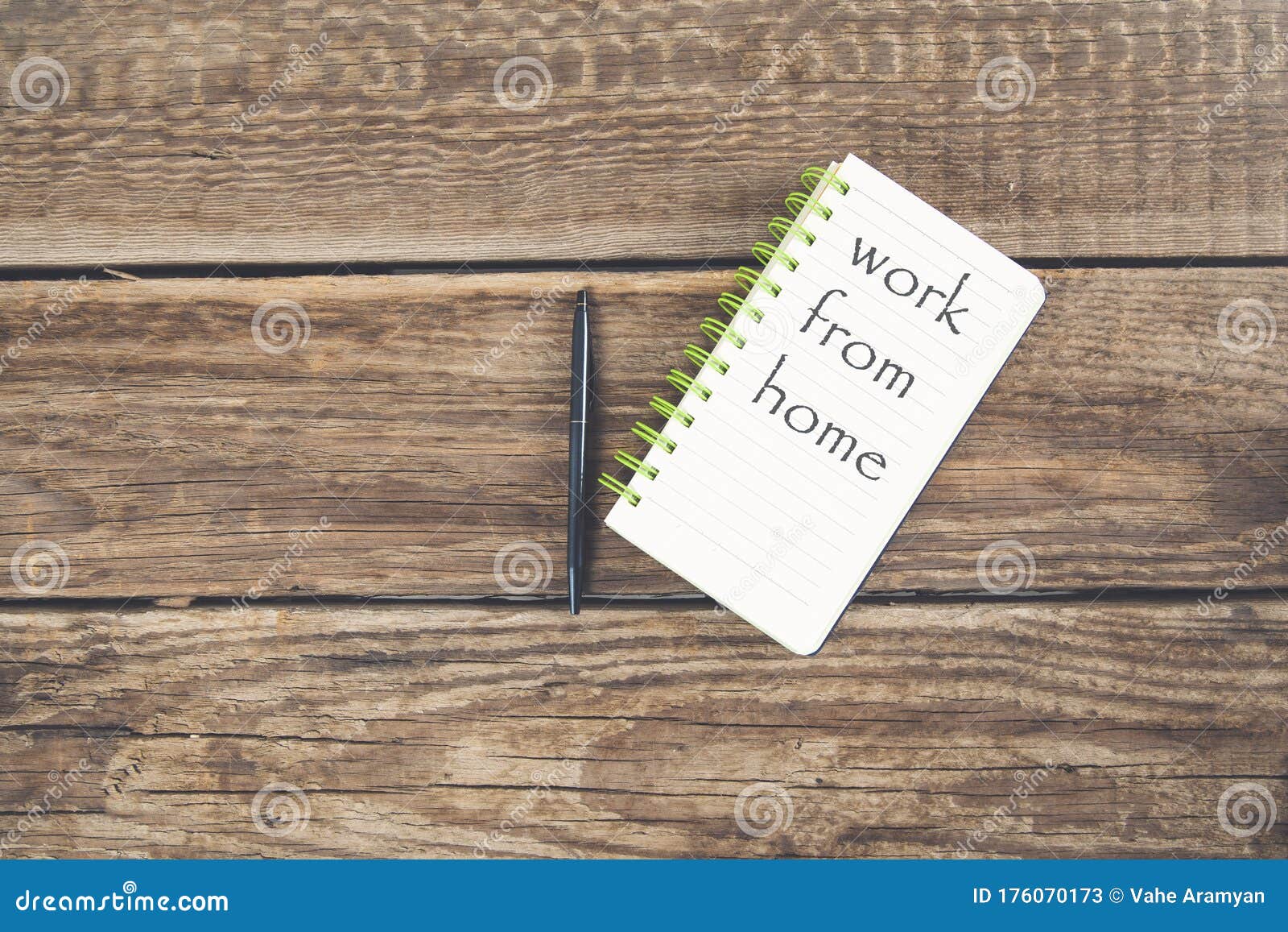 Work from Home Write on a Book Stock Image - Image of home, modern ...