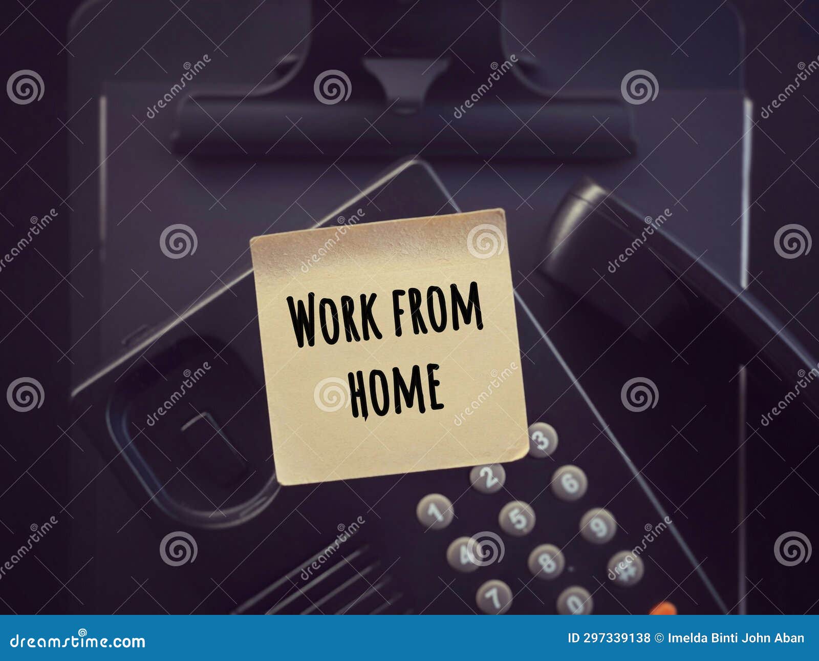 Business and Work Concept. Remote Work. Stock Photo - Image of ...