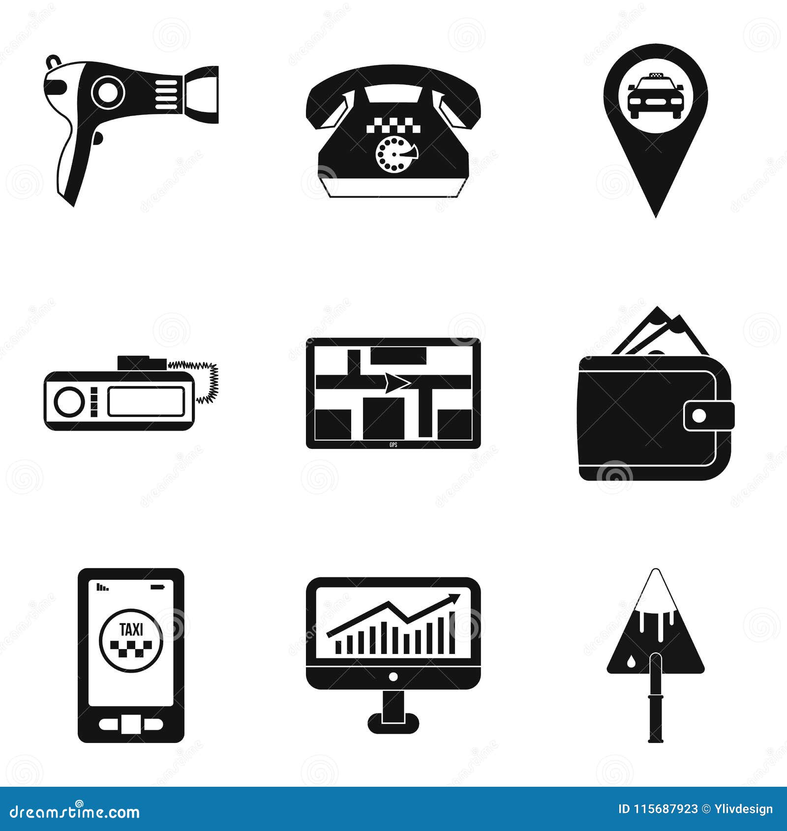 Work Icons Set, Simple Style Stock Vector - Illustration of company ...