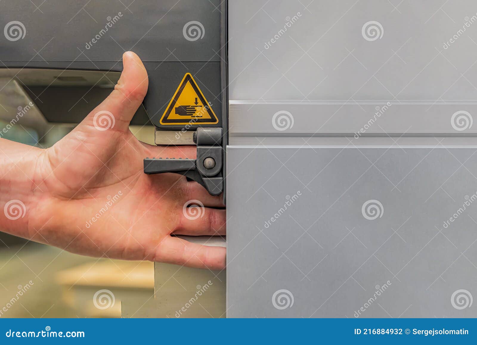 Work Injuries. Compliance With Safety Rules When Using Machine Tools In ...