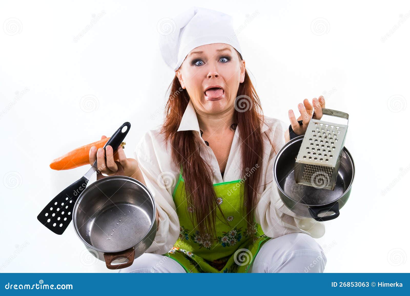 Work in Kitchen and Cooking Stock Image - Image of caucasian, housewife ...