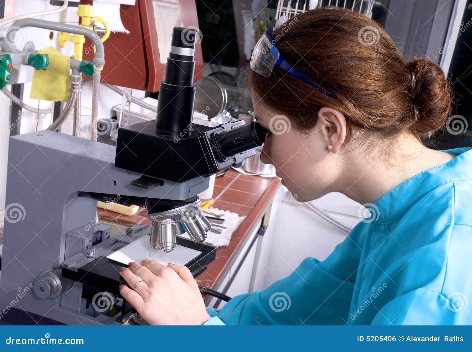 Work in the laboratory stock photo. Image of physician - 5205406