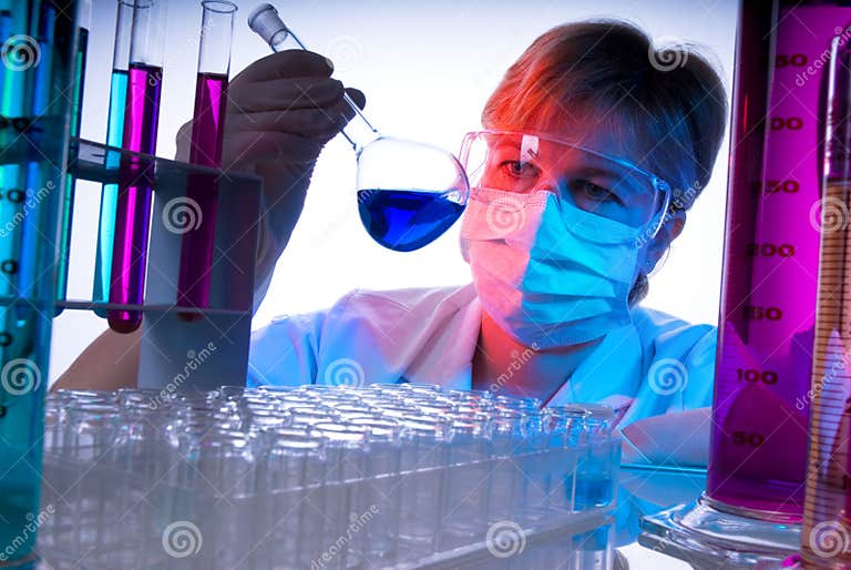 Work in the laboratory stock photo. Image of genes, experimental - 5333766