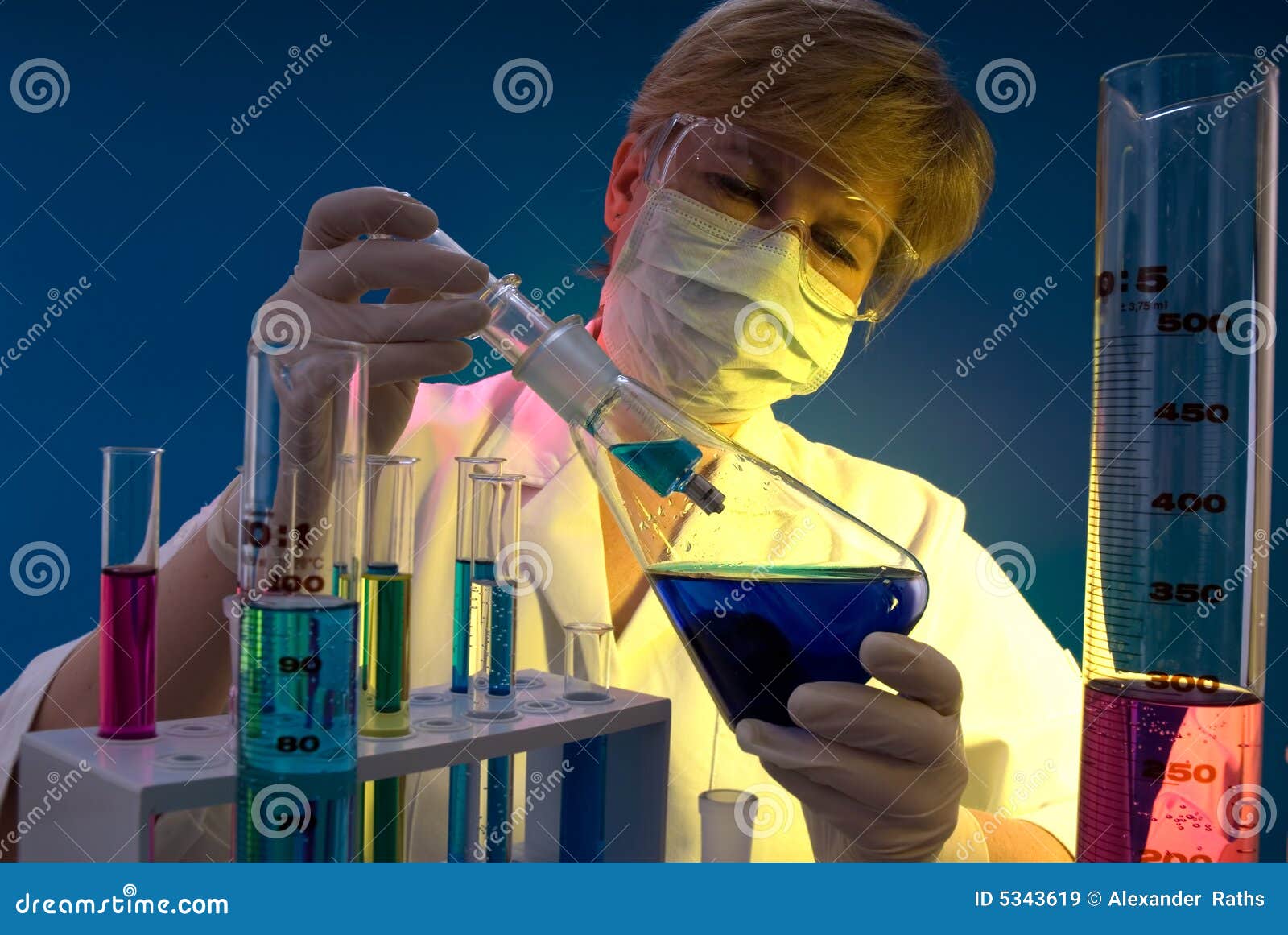 Work in the laboratory stock image. Image of infection - 5343619