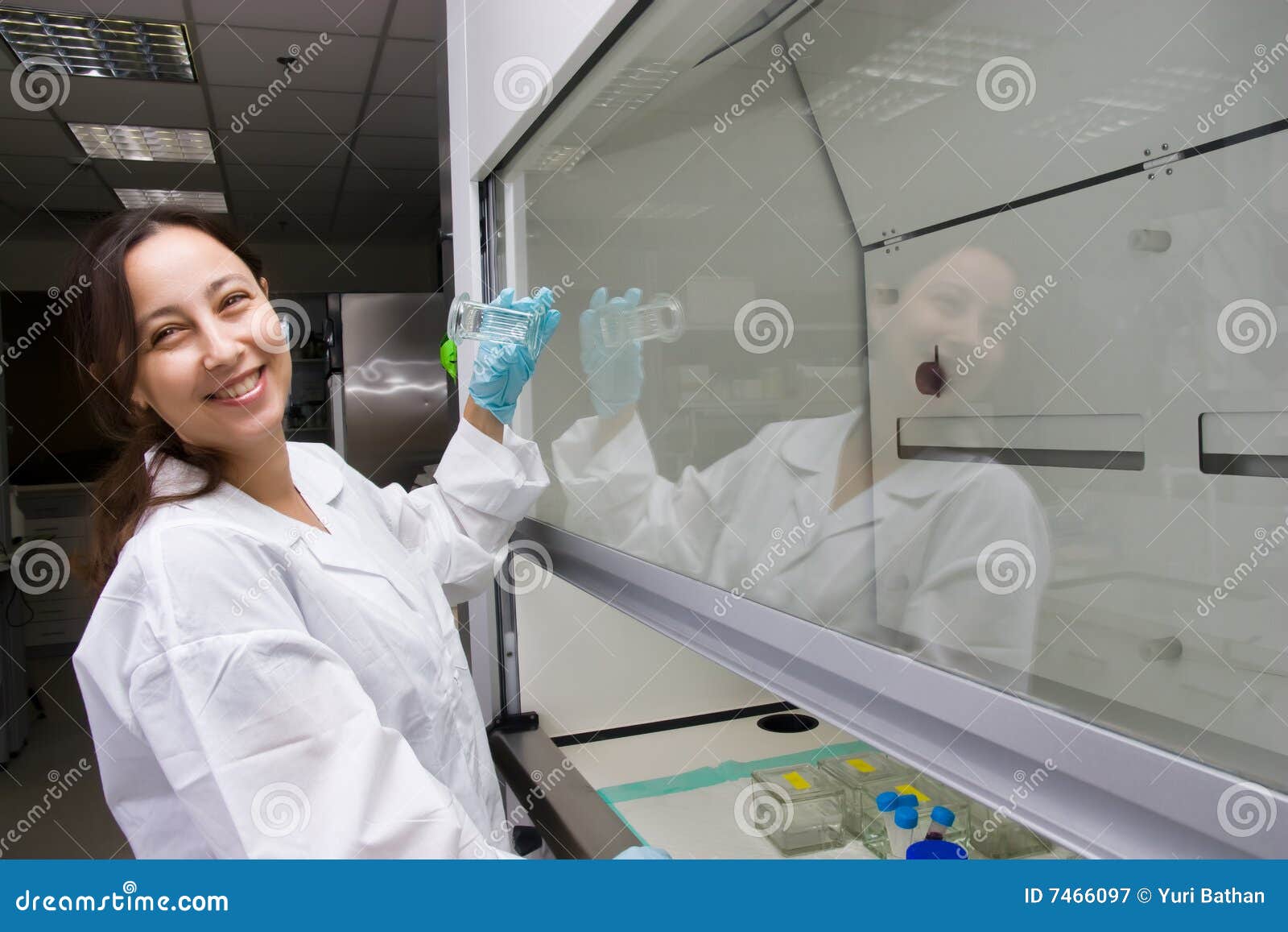 Work in laboratory stock image. Image of extreme, hose - 7466097