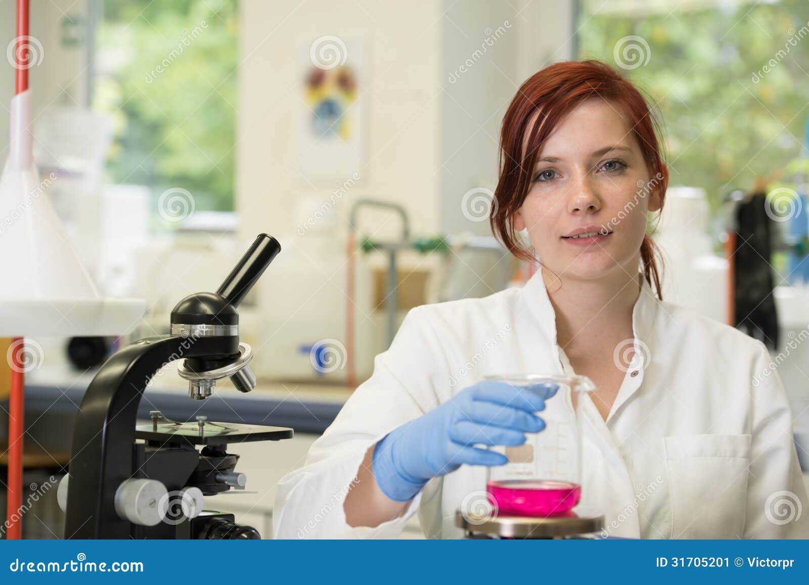 Work in laboratory stock image. Image of hair, university - 31705201