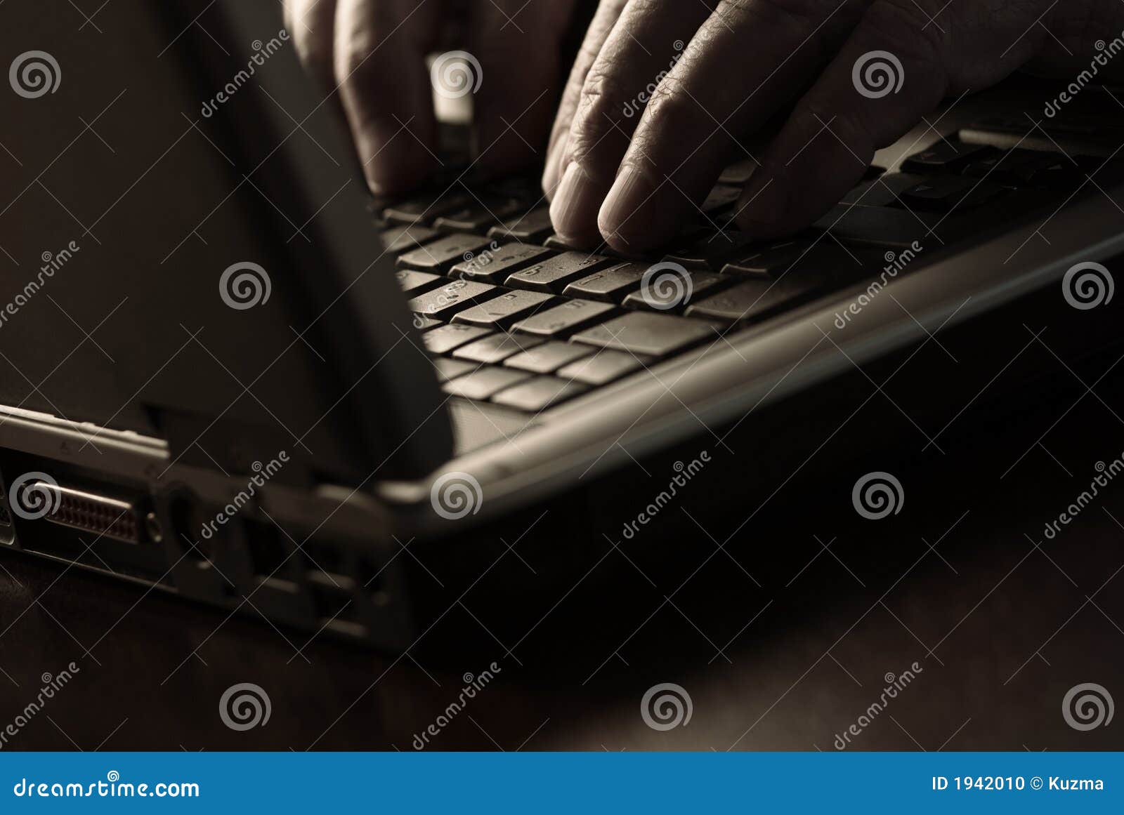 Work on the laptop stock photo. Image of human, office - 1942010