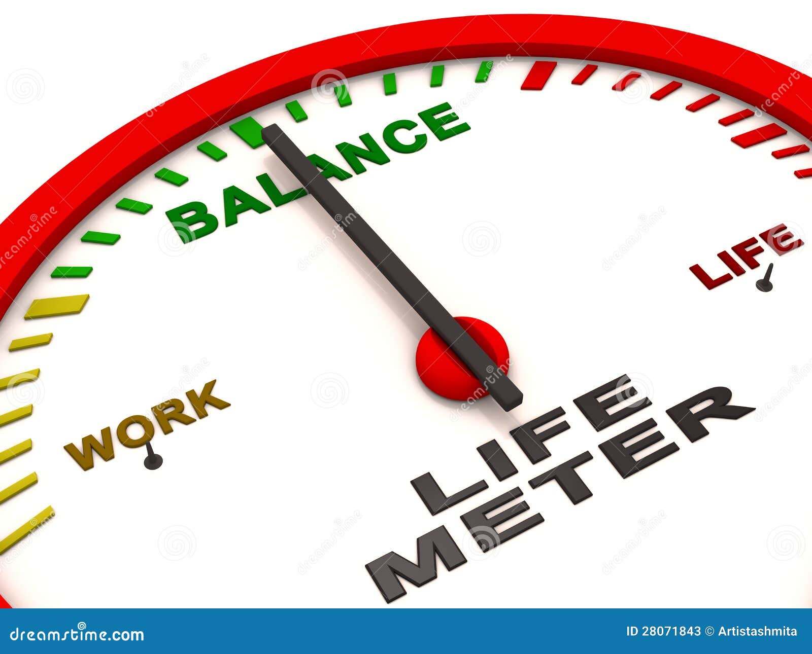 Work life balance stock illustration. Illustration of inclined - 28071843
