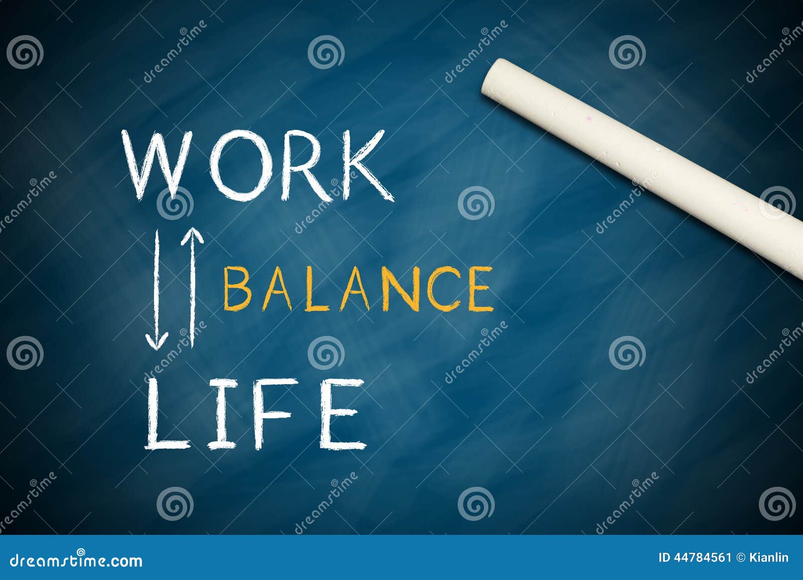 Work life balance stock illustration. Illustration of concept - 44784561