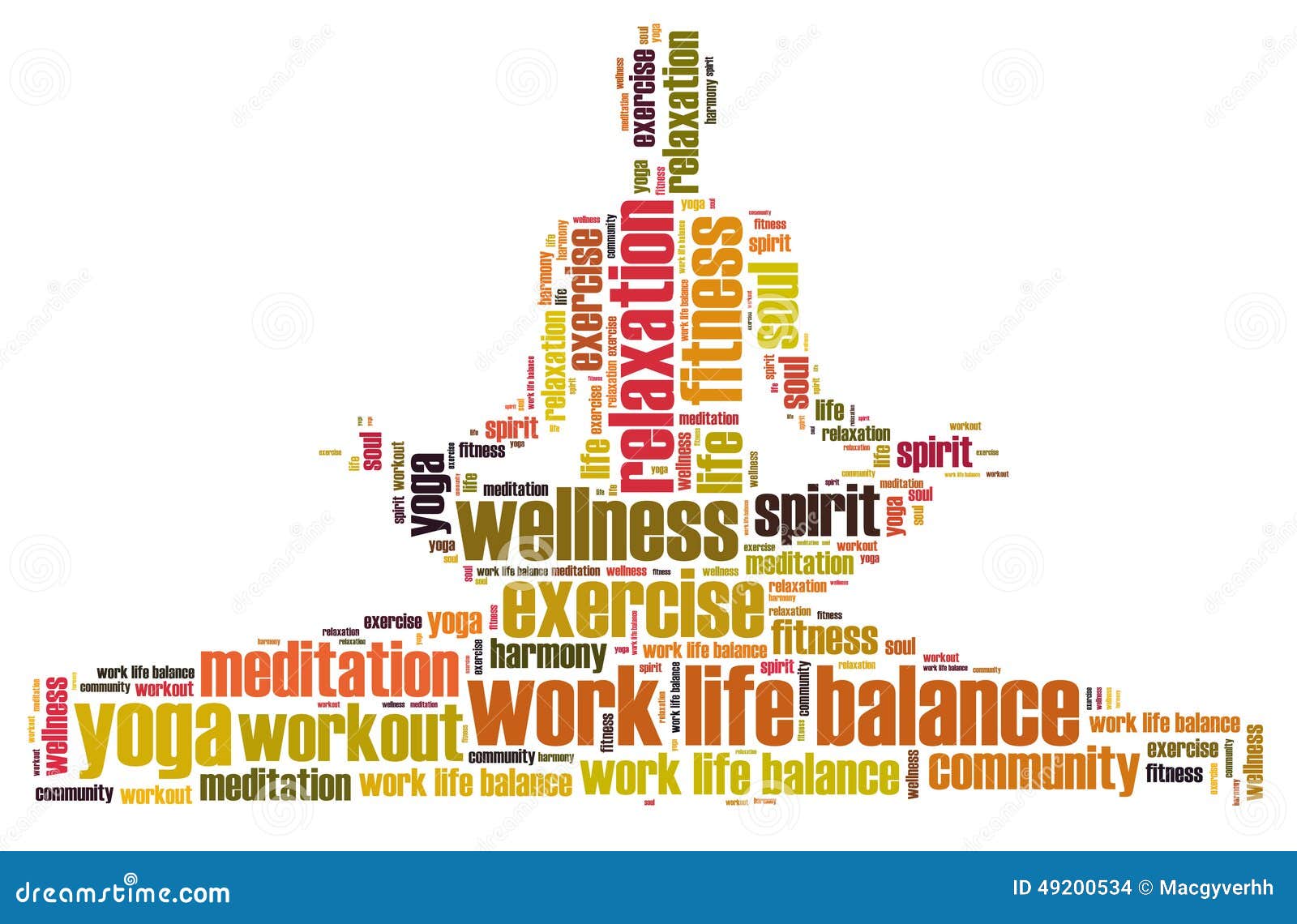 Work Life Balance and Well Being Stock Illustration - Illustration of ...