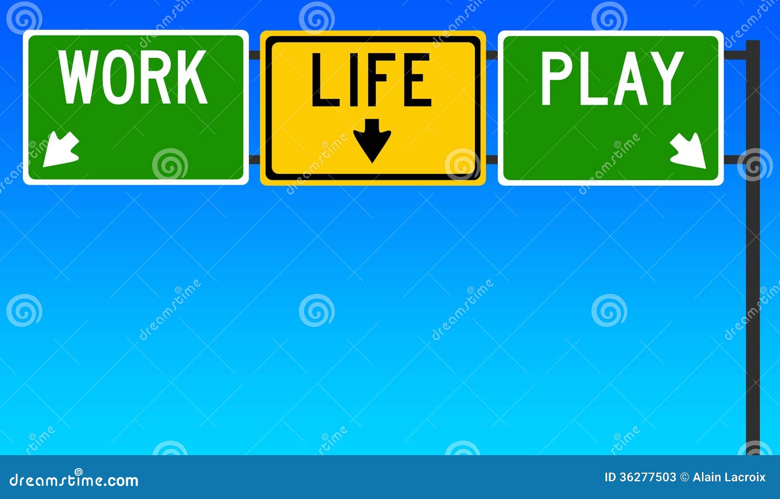Work life play stock illustration. Illustration of fulfillment - 36277503