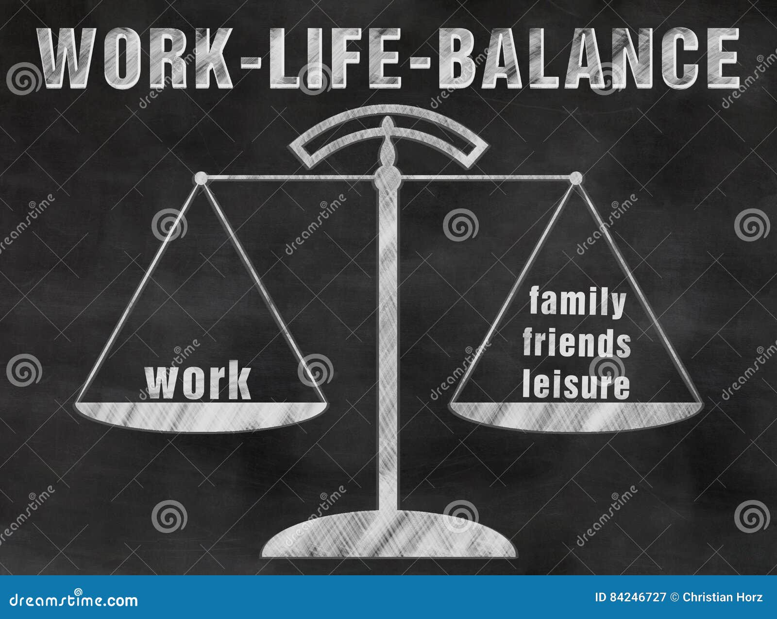 Work life scale stock illustration. Illustration of coaching - 84246727