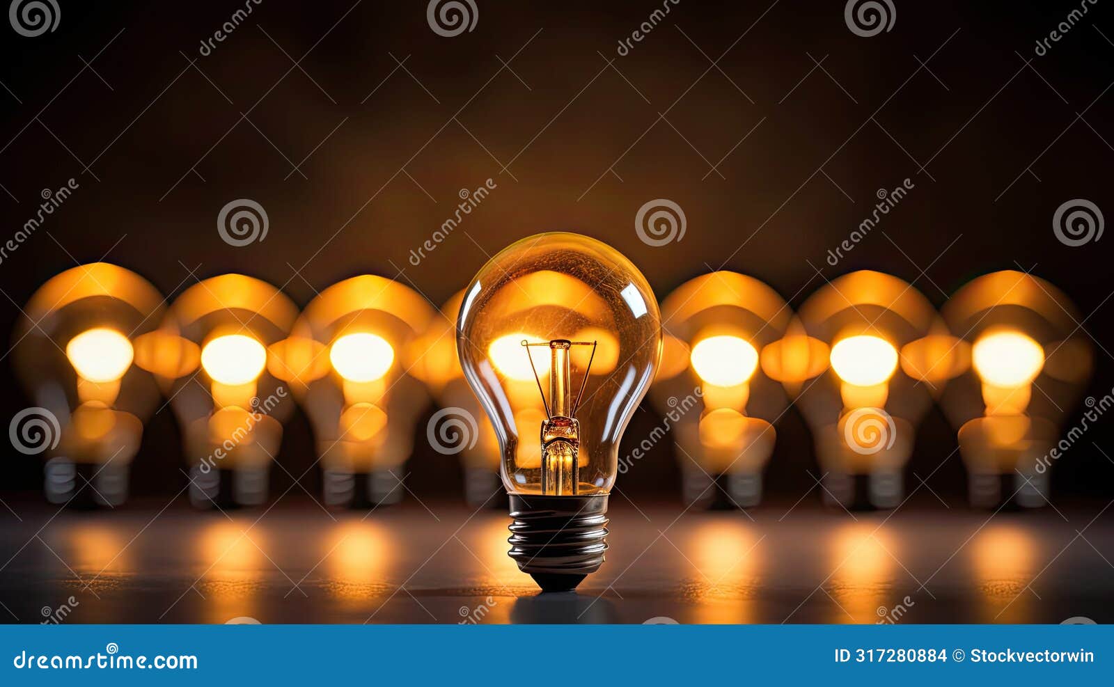 Work light bulb team stock illustration. Illustration of determination ...