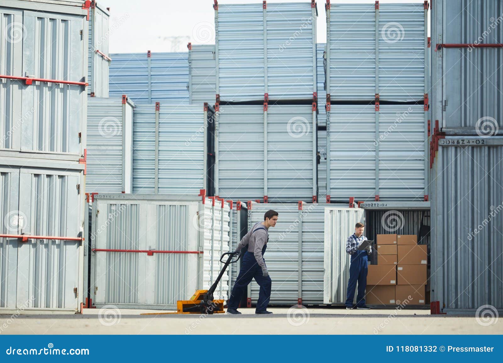 Work of loader men stock photo. Image of stack, adult - 118081332