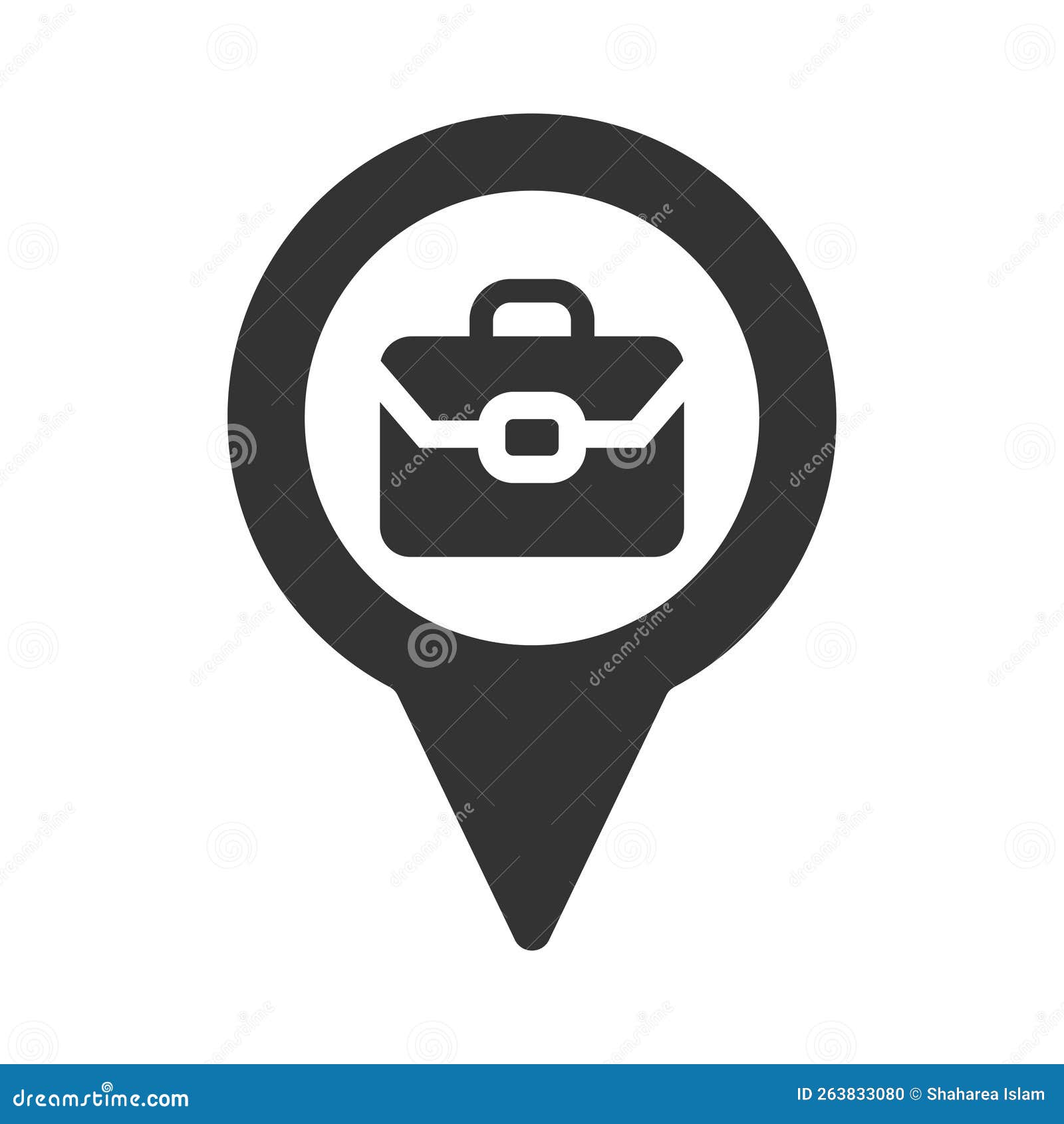 Work location icon stock vector. Illustration of vector - 263833080