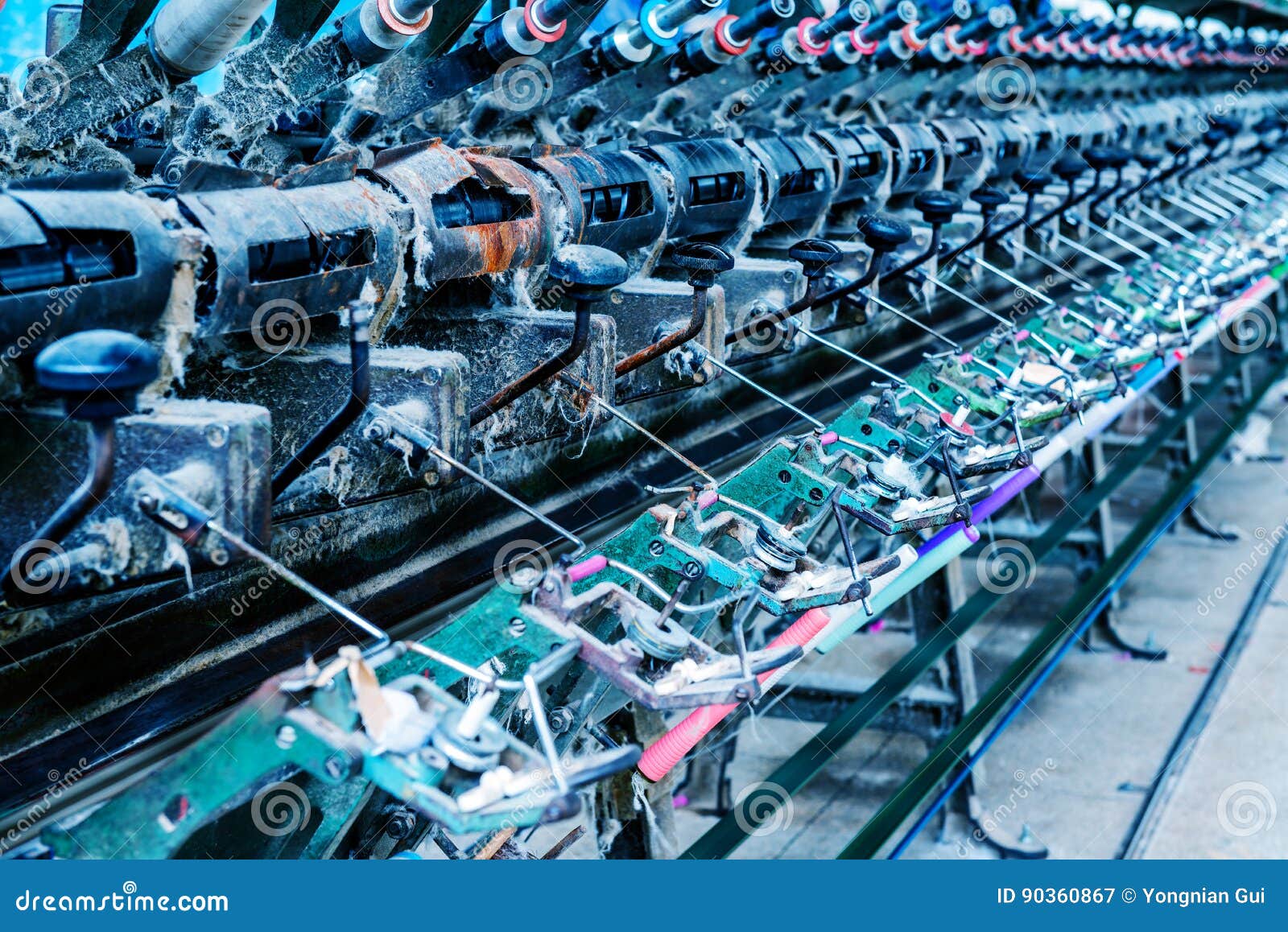 Work in the loom stock image. Image of loom, background - 90360867