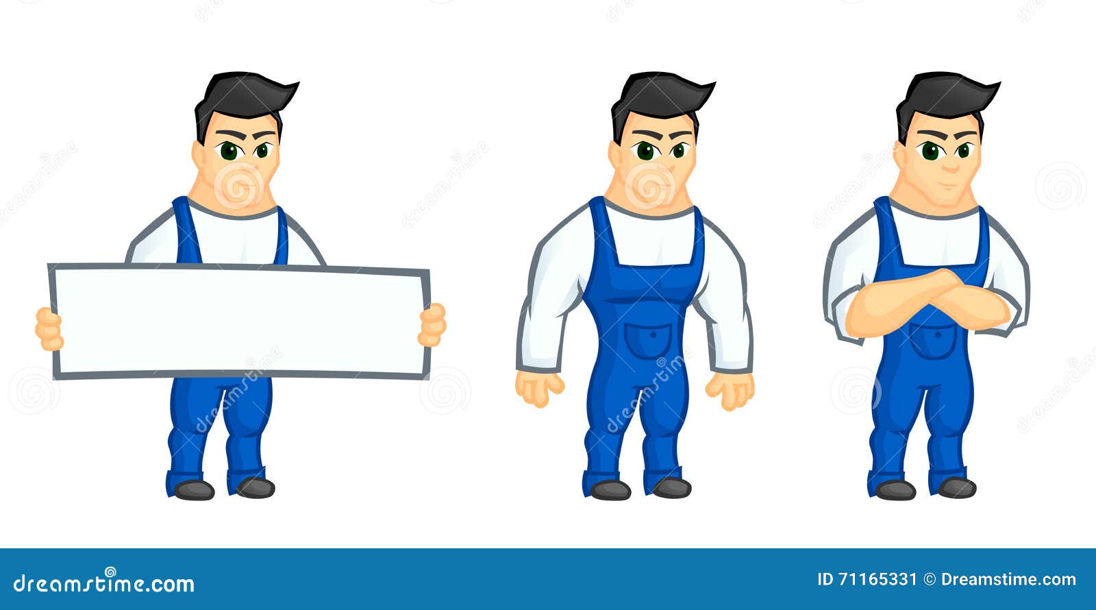 Work man mascot stock illustration. Illustration of handyman - 71165331