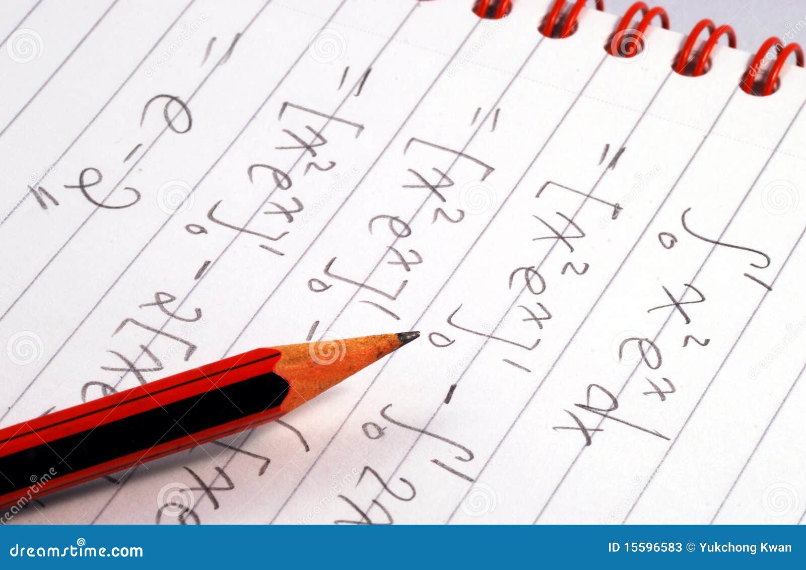 Work On A Mathematics Question Stock Image | CartoonDealer.com #15596581