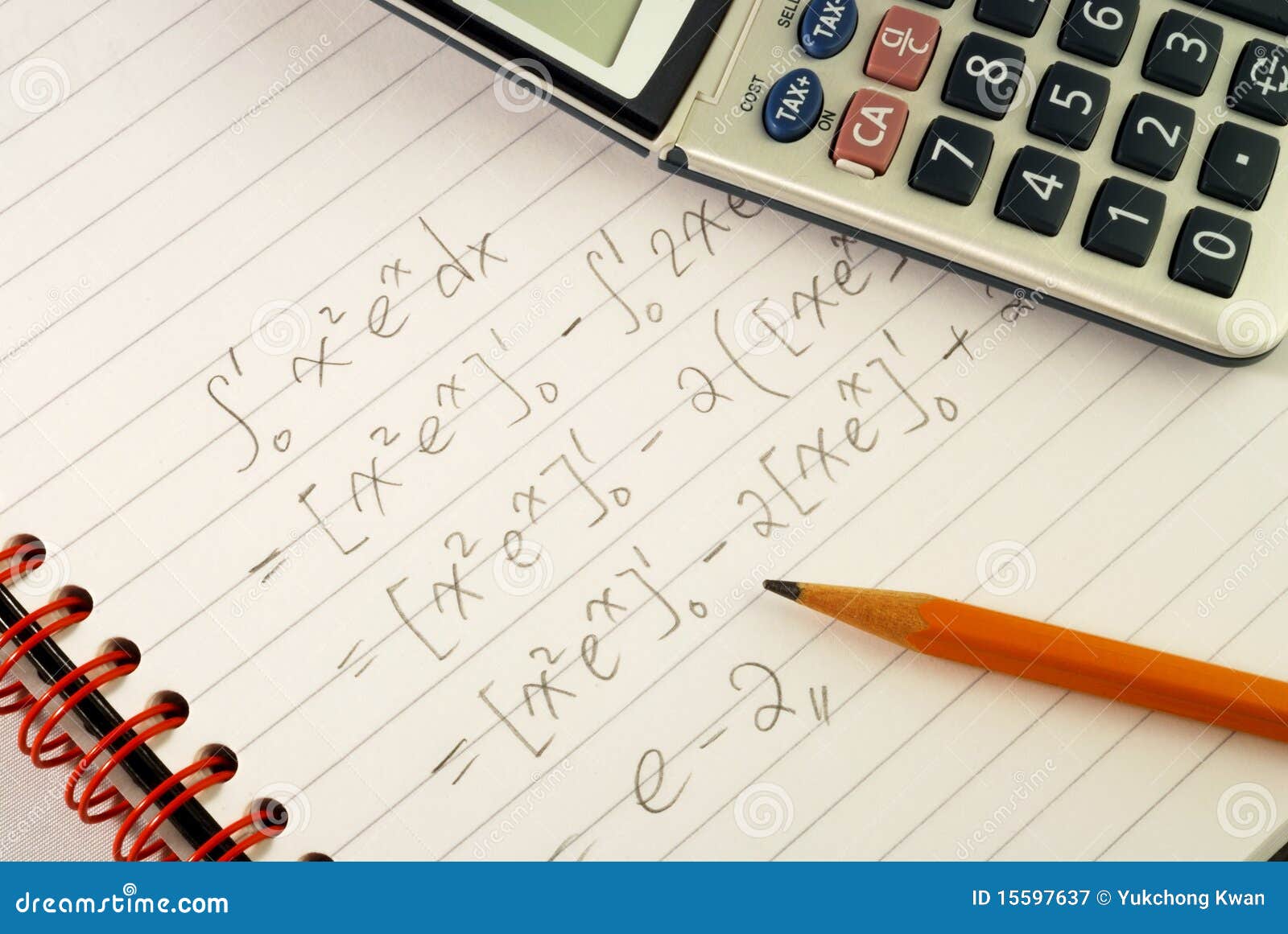 Work on a Mathematics Question Stock Image - Image of learn, math: 15597637