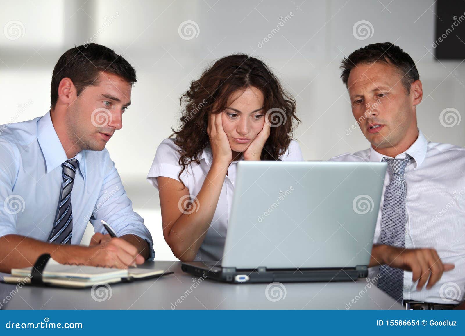 Work meeting stock photo. Image of director, employees - 15586654