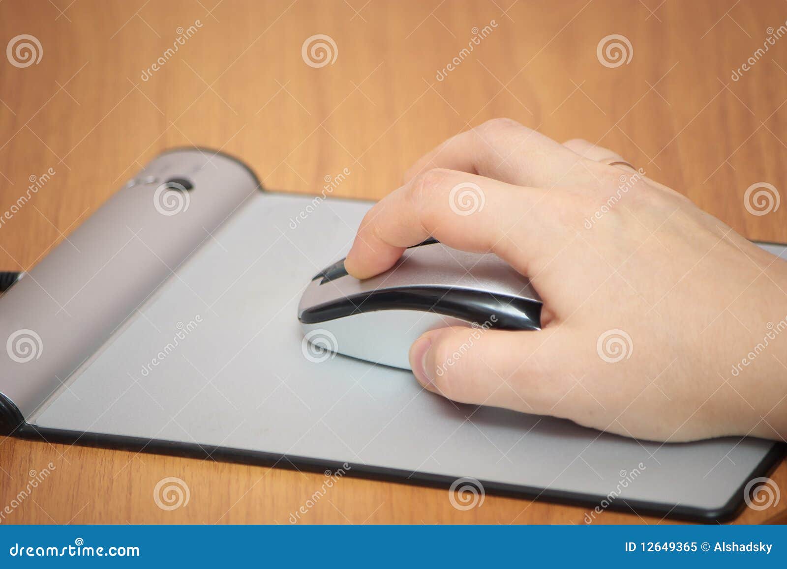 Work with mouse stock image. Image of indoors, technology - 12649365