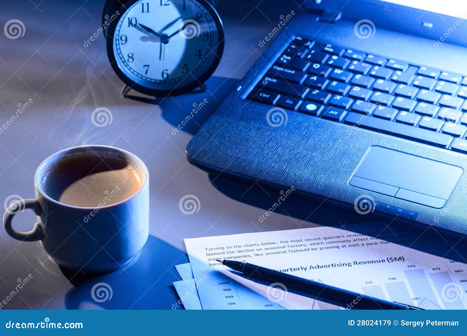 Work at night stock image. Image of mobile, business - 28024179