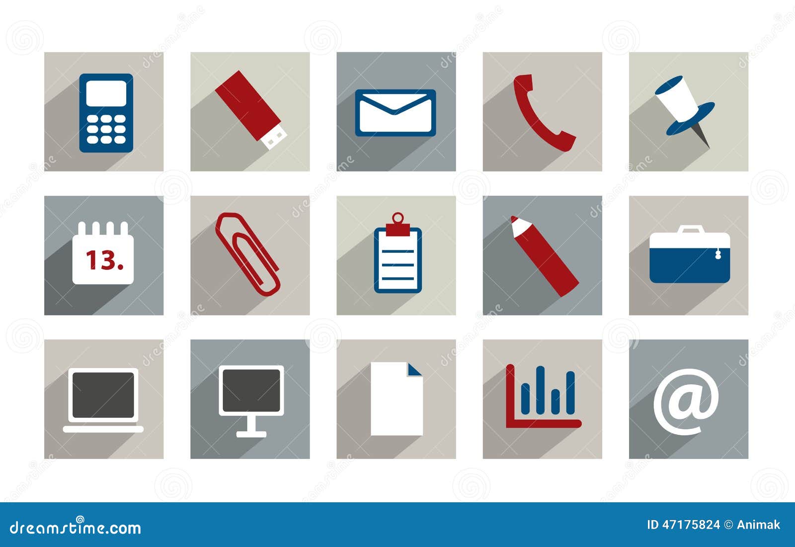 Work Office Sign Collection. Stock Vector - Illustration of chart ...