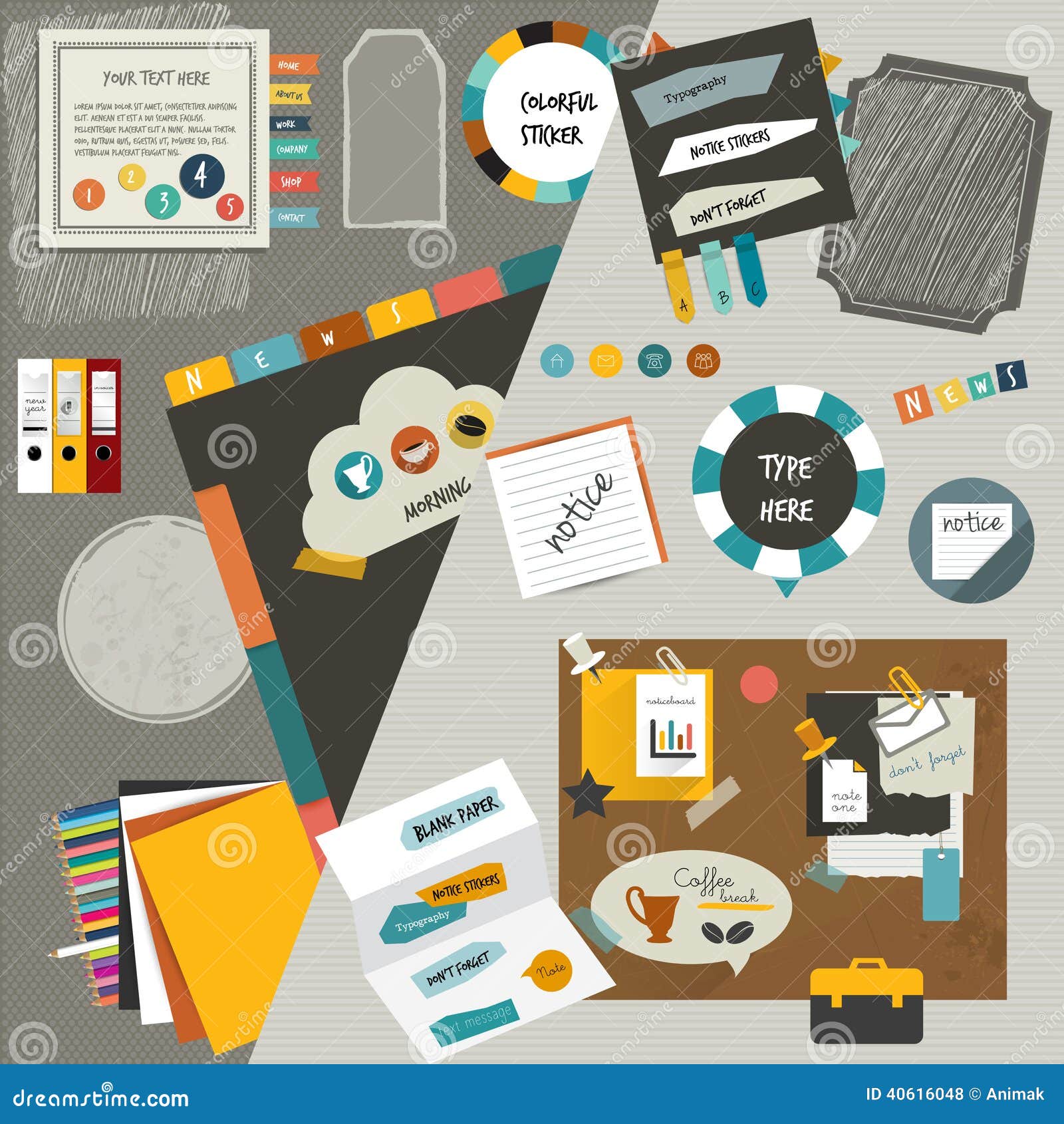 20 Layout Flat Color Icon Pack. Like Frame. Layout. Grid. Image ...