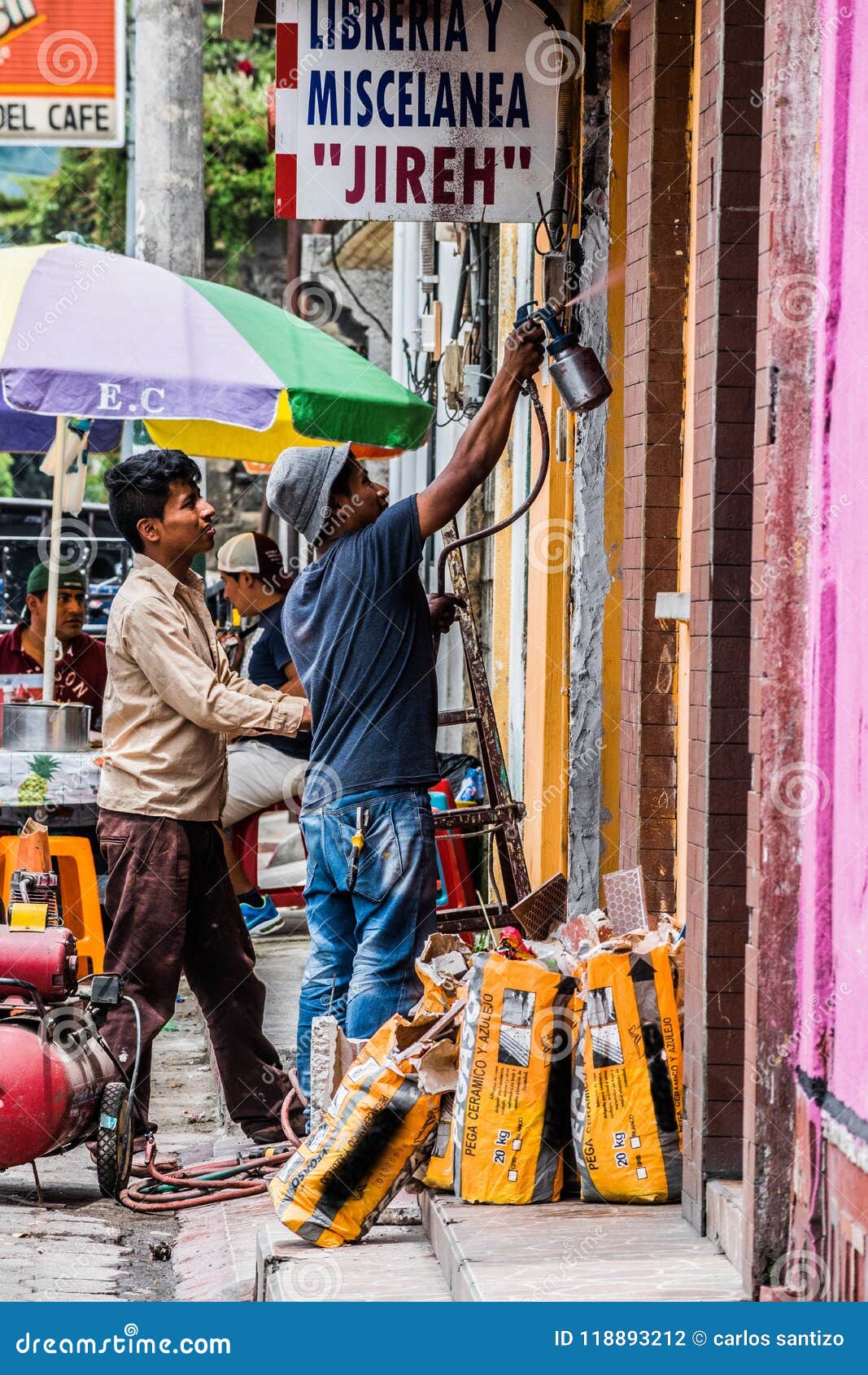 Painter editorial photography. Image of compressor, painter - 118893212